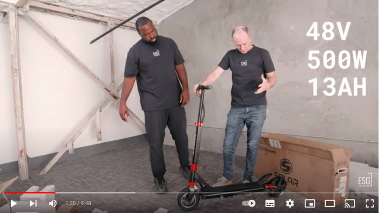 Solar E1 and Solar P1 2.0 Electric Scooter Unboxing